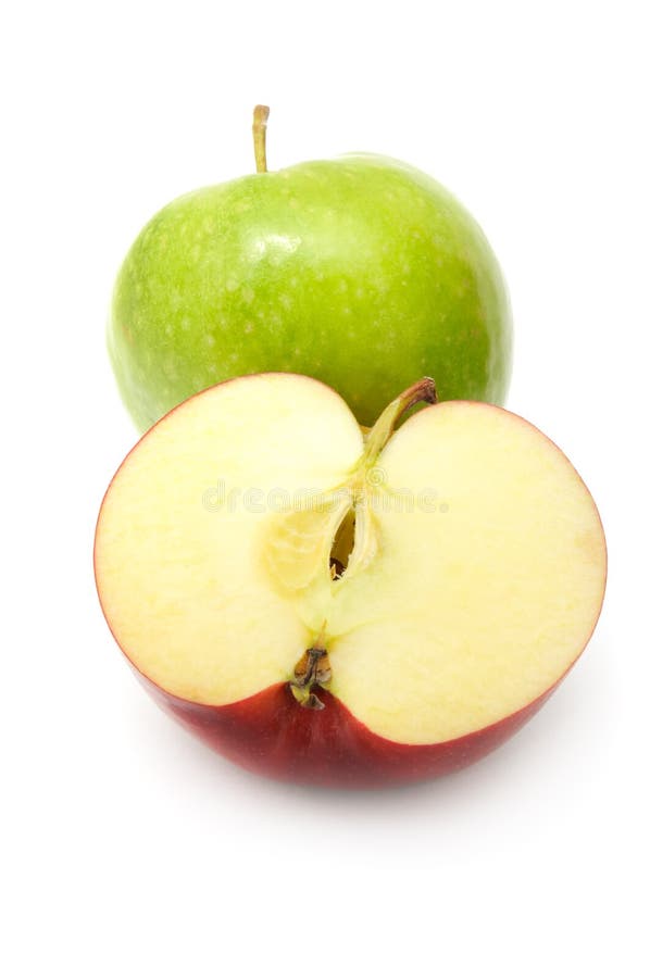 Green and Red Apples stock image. Image of dieting, dietary - 18829395