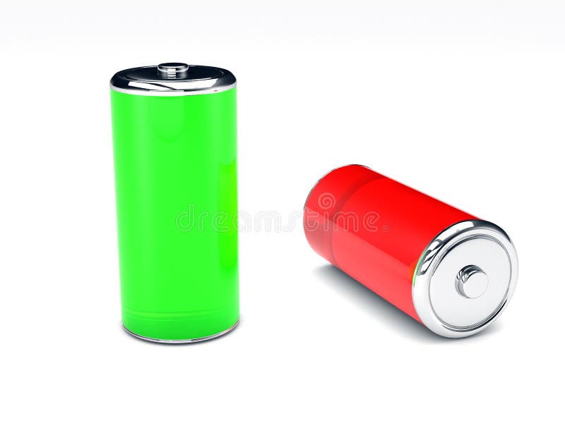 3d rendered battery stock illustration. Illustration of single - 97895793