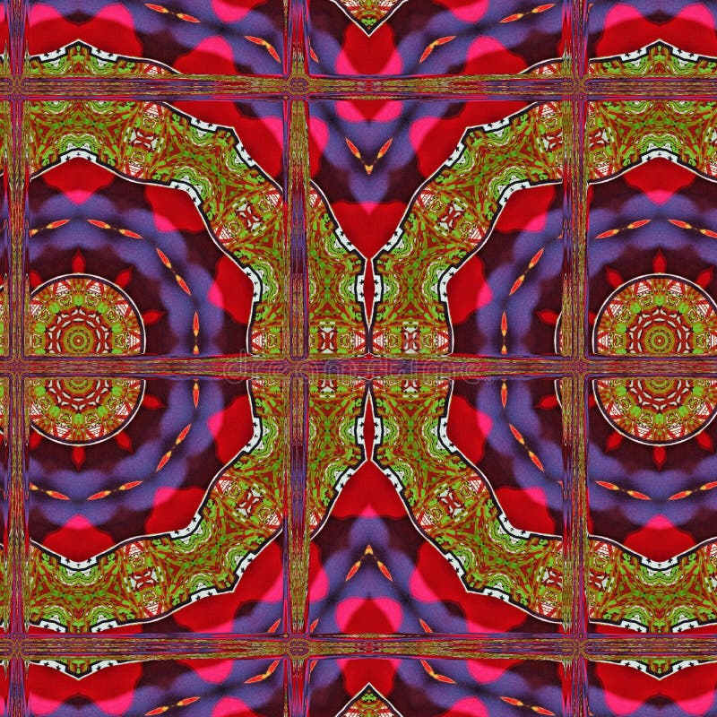 Green, Red and Blue (pattern). Stock Illustration - Illustration of ...