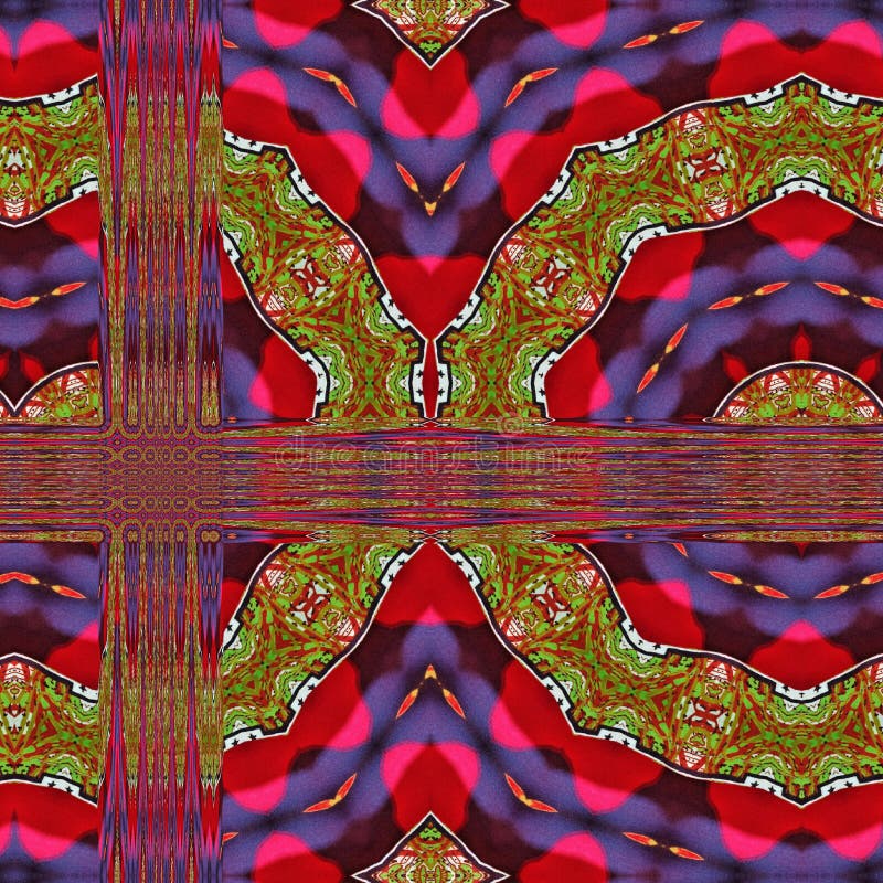 Green, Red and Blue (pattern). Stock Illustration - Illustration of ...