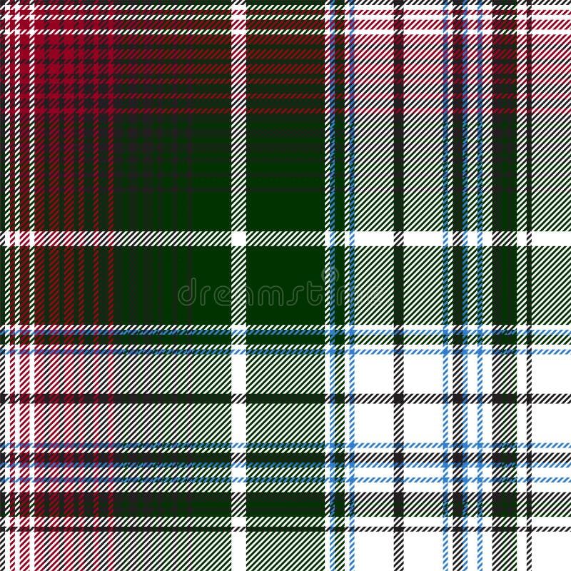 Green Red Check Plaid Texture Seamless Pattern Stock Vector ...