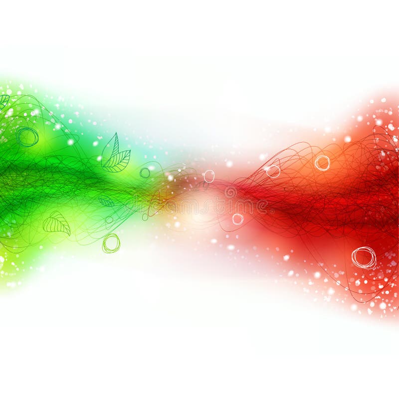 Eco Green Ink Drawing Splash Elements Label Stock Vector - Illustration ...