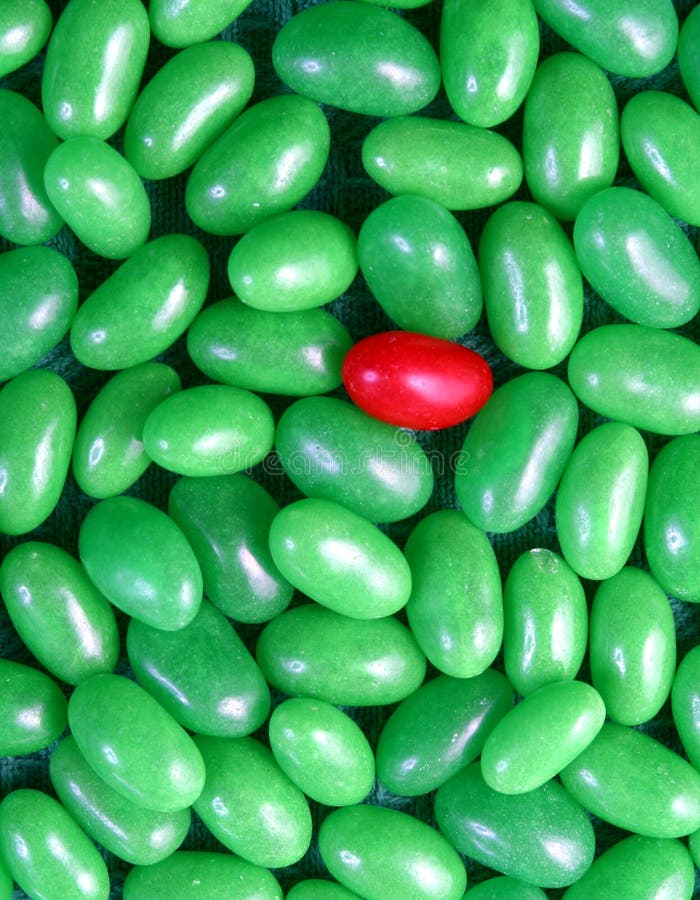 Green and red jelly beans stock photo. Image of sugar - 3796742