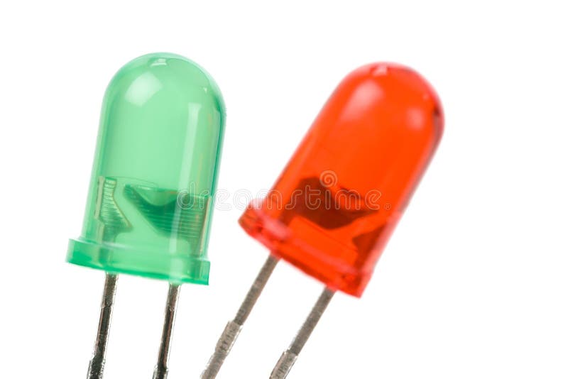 Green Red LED stock photo. Image of electrical, light - 9988000