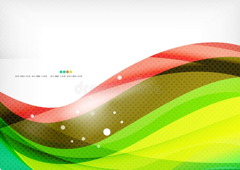 Green and red line swirls stock vector. Illustration of green - 51354740