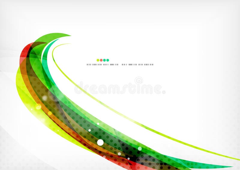 Green and red line swirls stock vector. Illustration of green - 51354740