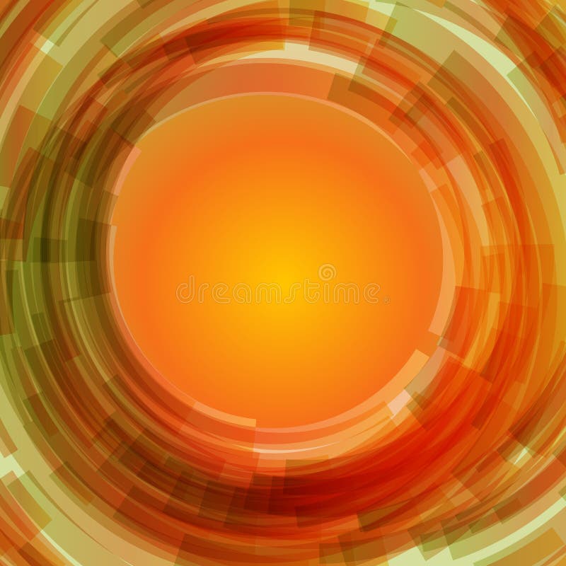 Green-red-orange Round Text Layout Stock Vector - Illustration of ...