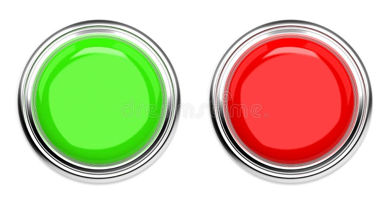 Green push buttons stock vector. Illustration of digital - 7716379