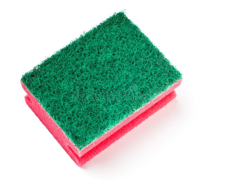 Green and red sponge stock photo. Image of desinfect - 12748926