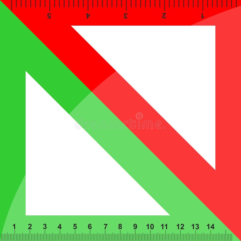 Green and red triangles stock vector. Illustration of rule - 29009718