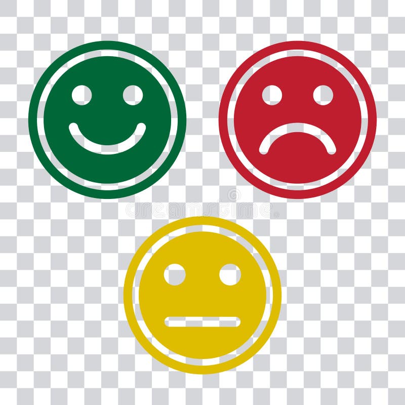 Yellow Set of Smileys. Smileys Emoticons Icon Positive, Neutral and ... Yellow Set of Smileys. Smileys Emoticons Icon Positive, Neutral and ...