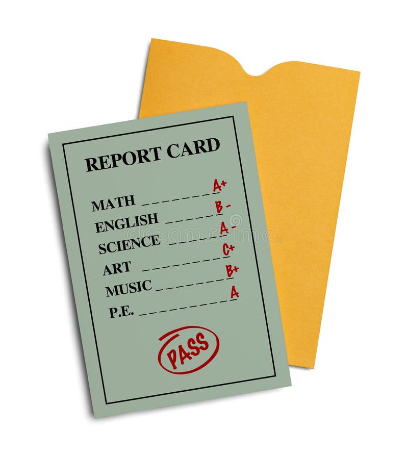 Real Bad Report Card