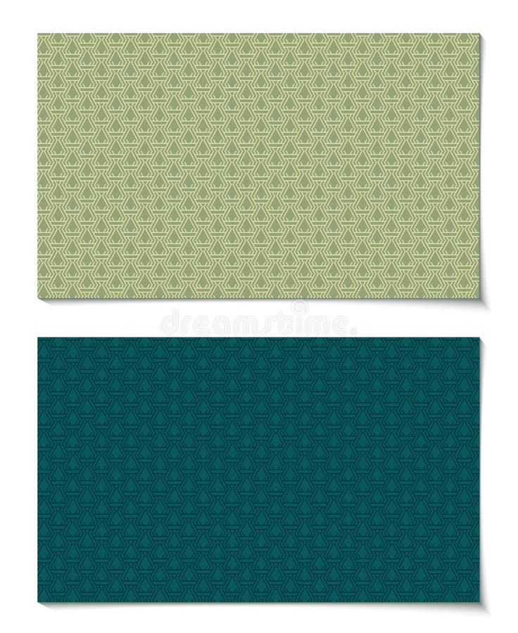Green Retro Pattern Background Stock Vector - Illustration of decor ...