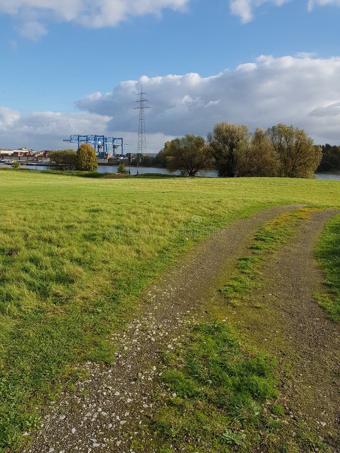Green Rhein stock image. Image of rhein, green, blue - 103506701