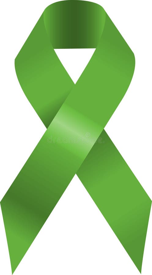Green ribbon stock illustration. Illustration of symbol - 2655950