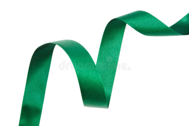 Green ribbons stock photo. Image of border, celebrate - 74719864