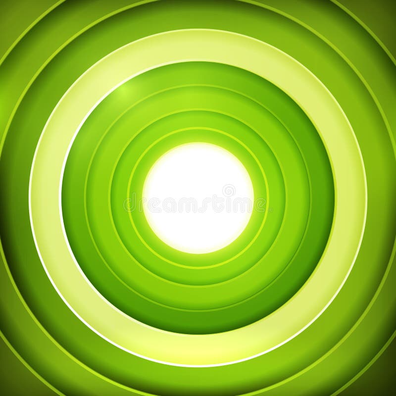Green rings digital target stock vector. Illustration of centered ...