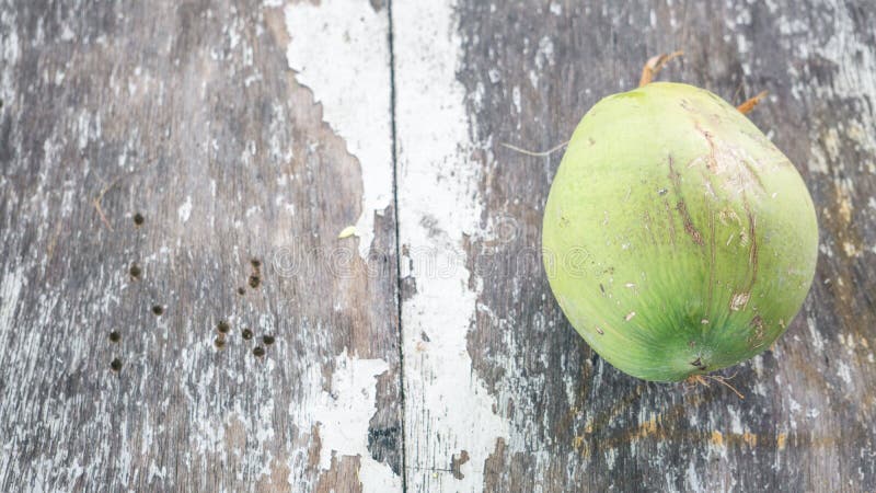 Coconut dry on the table stock image. Image of milk - 122301965
