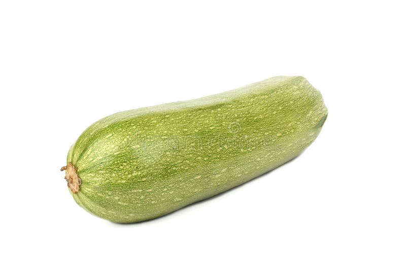 Green Marrow Isolated On White Stock Photo - Image of vegetable, marrow ...