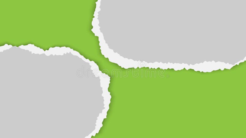 Green Ripped Paper Torn Design Template. Good Use for Presentation or ...