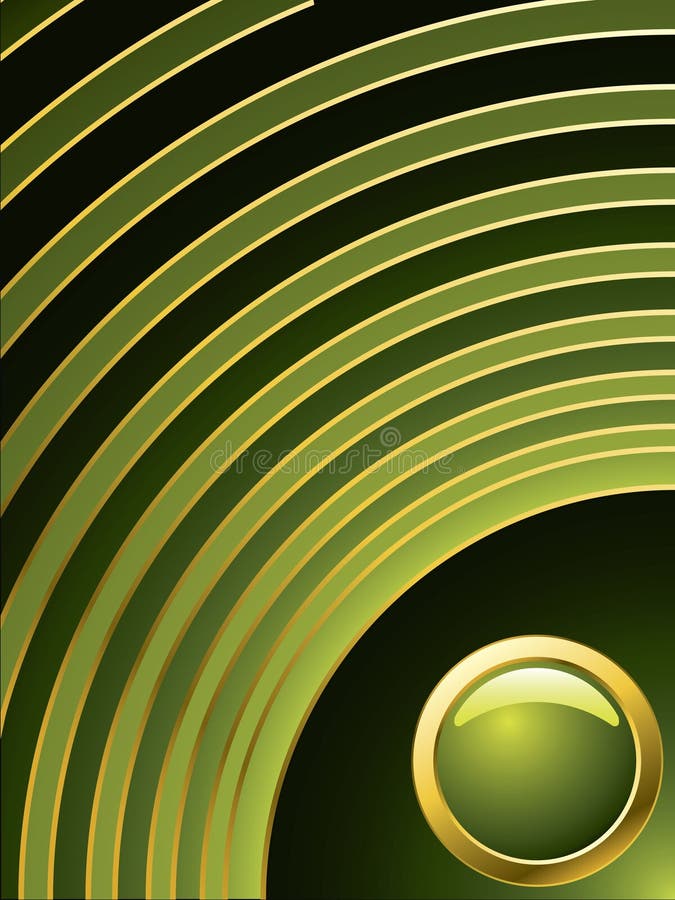 Green ripple stock vector. Illustration of customizable - 13646380