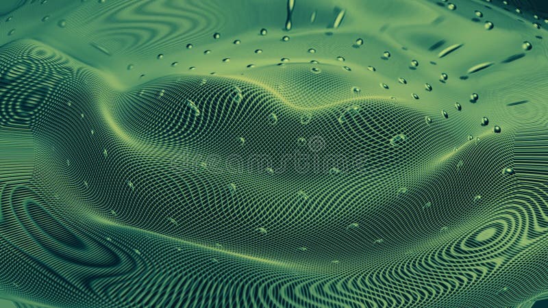 Green Ripple Liquid Effect Texture Abstract Background Stock Footage ...