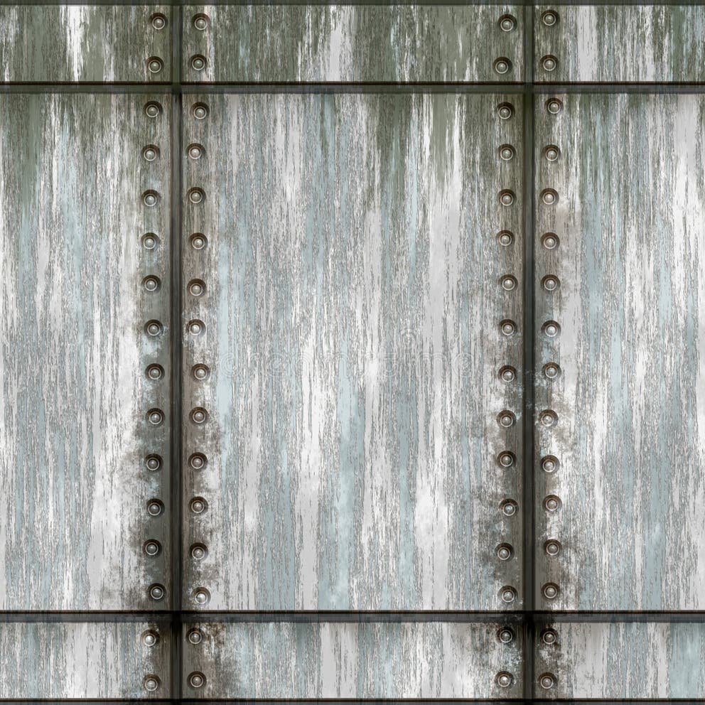 Riveted Metal Texture Stock Illustrations – 235 Riveted Metal Texture ...