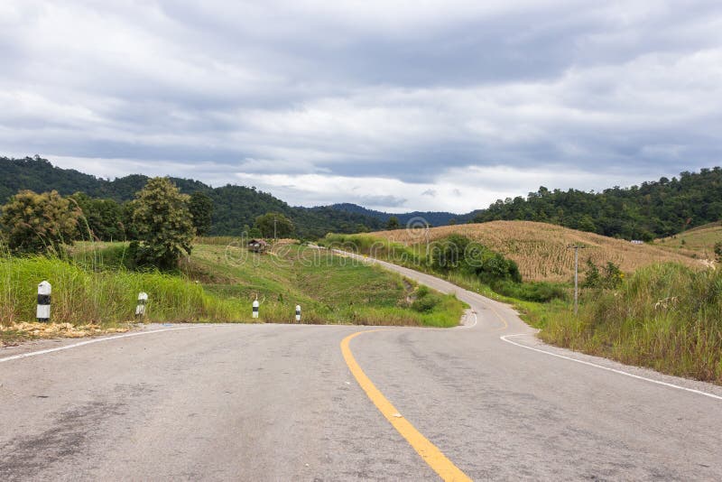 Green road stock photo. Image of hiking, path, quiet - 35927774