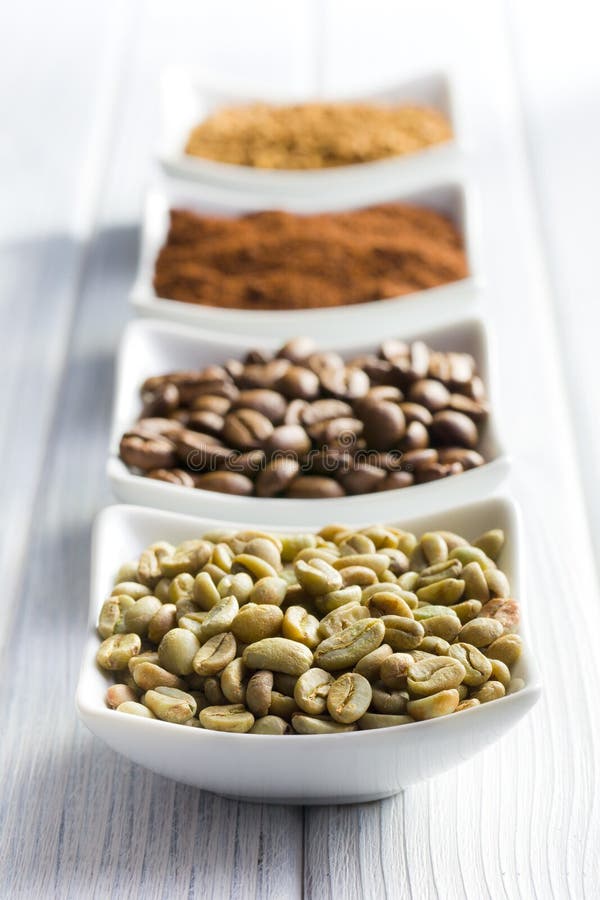 Green coffee beans stock photo. Image of growth, coffee - 13577218