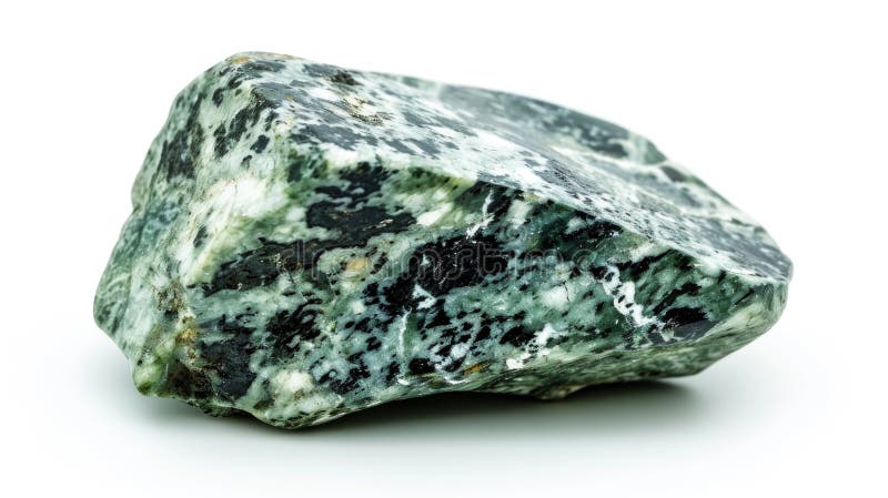 Green Rock Image on White Background Stock Photo - Image of textured ...