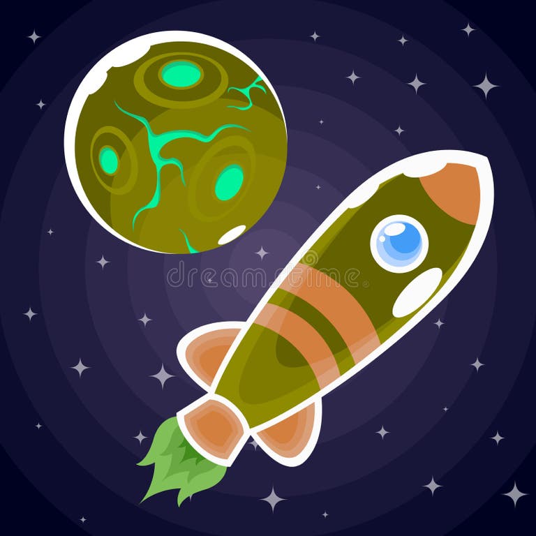 Rocket Fliesn Stock Illustrations – 1 Rocket Fliesn Stock Illustrations ...