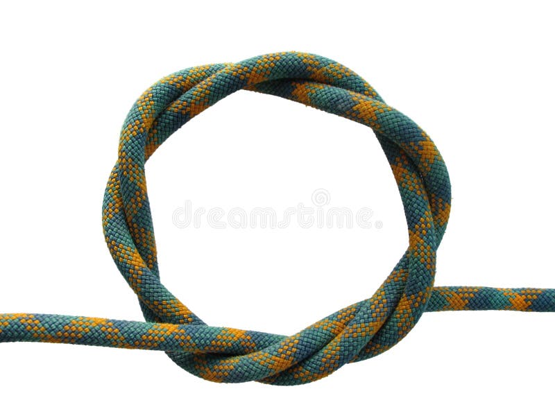 Green rope loop stock image. Image of cutout, twist, green - 1902113