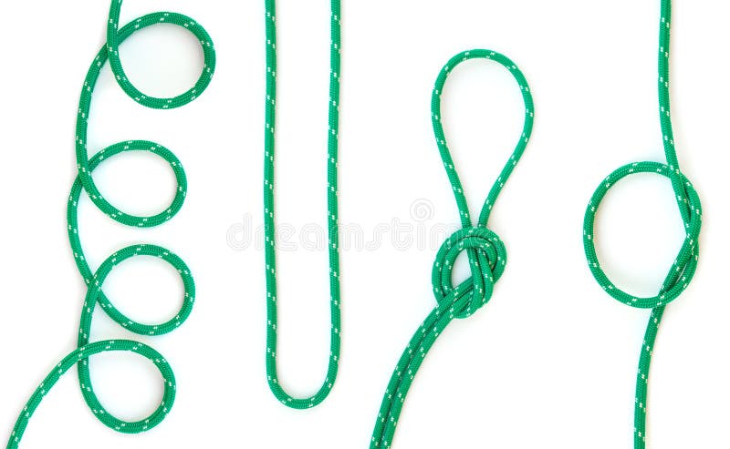 Green rope stock photo. Image of tied, figure, rope, cord - 51681600