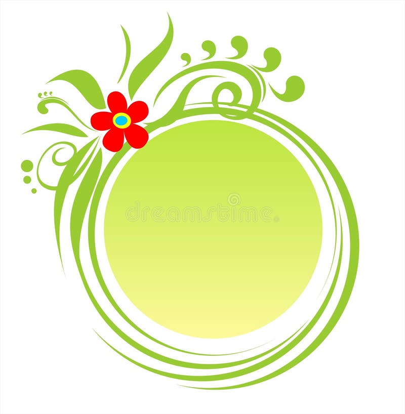 Green Round Frame Stock Photos - Image: 2415323
