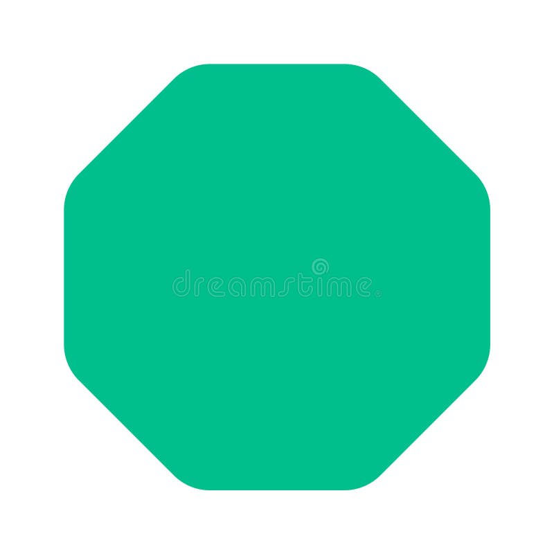 Green Rounded Blank Tag, Isolated on White Stock Vector - Illustration ...