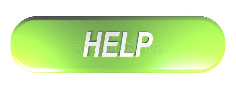 Green help button stock illustration. Illustration of keyboard - 11148631