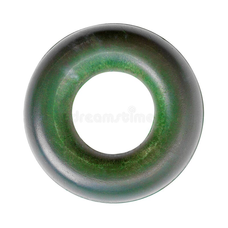 Green Rubber Expander Isolated on White Stock Image - Image of ...