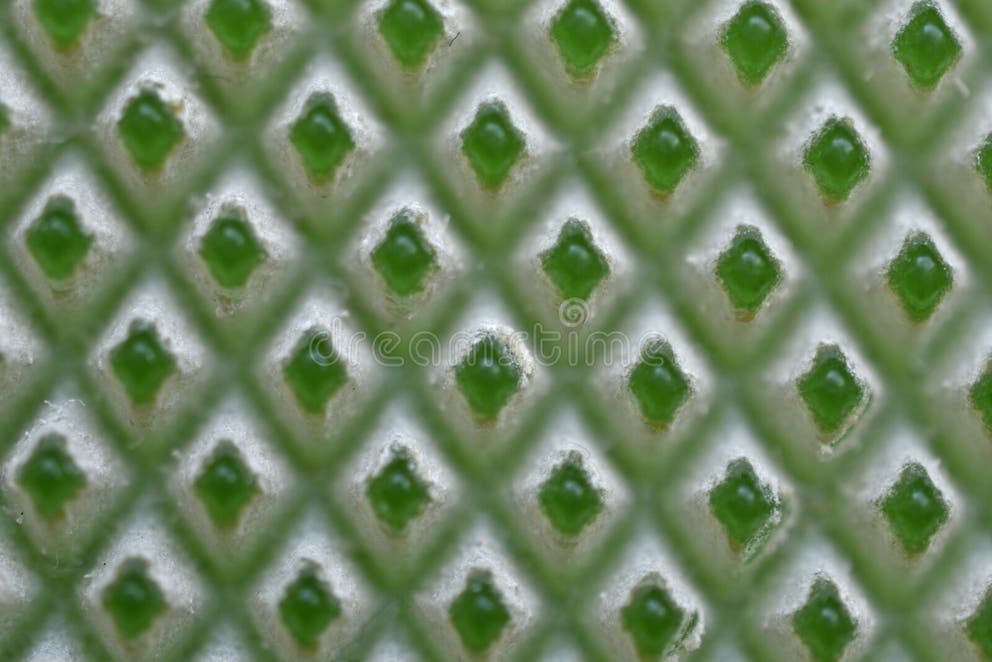 Green Rubber Surface with Triangles and Rhombuses Stock Image - Image ...