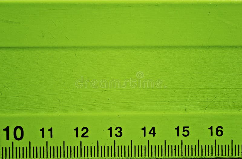 Green ruler stock image. Image of plastic, measure, inch - 14182495