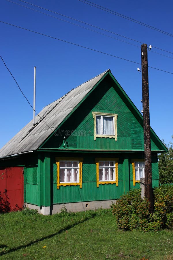 Russian House stock image. Image of ortodox, europe, wood - 26470051
