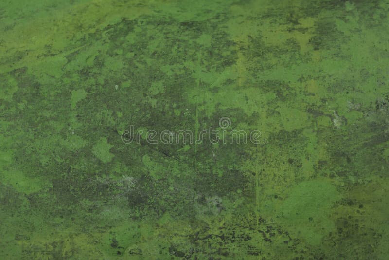 Green Rust Metal Decayed Crumpled Sheet Wide Background. Stock Photo ...