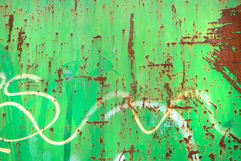 Green Rusty Metal Texture Background Stock Photo - Image of corrosion ...