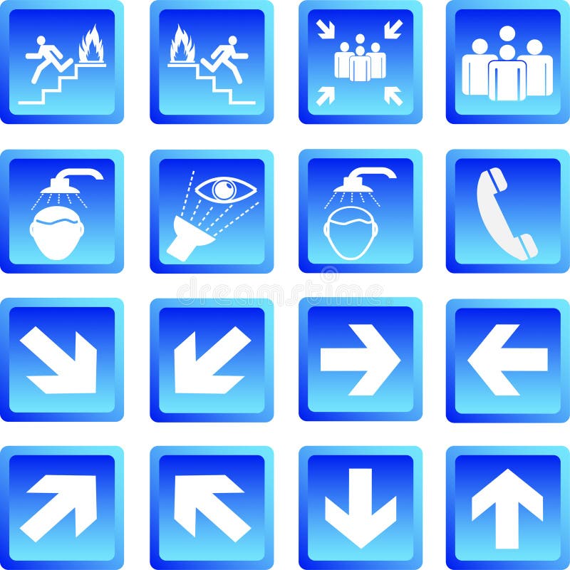 Green safety sign stock vector. Illustration of vector - 116922260