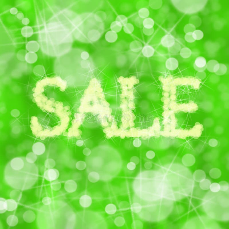 Green sale stock illustration. Illustration of bright - 9261882