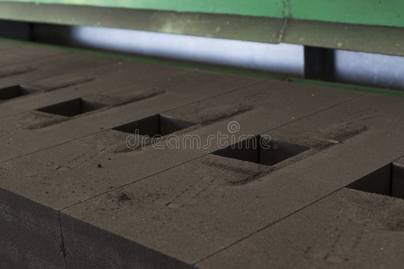 Green Sand Mold in Casting Line Stock Image - Image of furnace ...