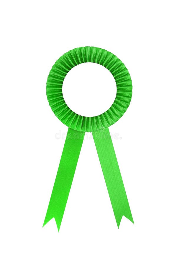Green Satin Ribbon Bow Isolated on White Stock Image - Image of closeup ...
