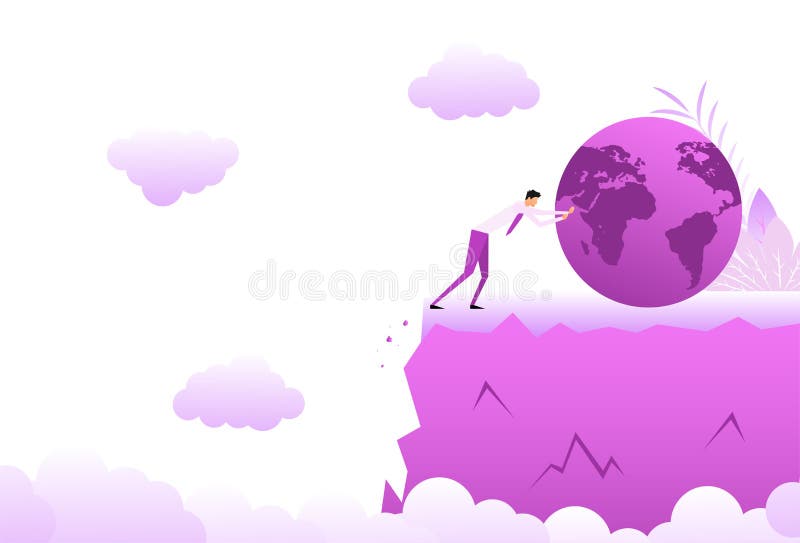 Green Save Planet. World Peace Poster. World Map. Vector Illustration ...