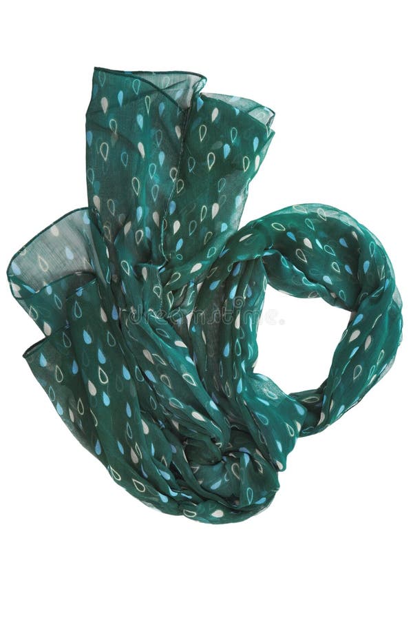 Green scarf stock photo. Image of color, accessory, accessories - 19851402