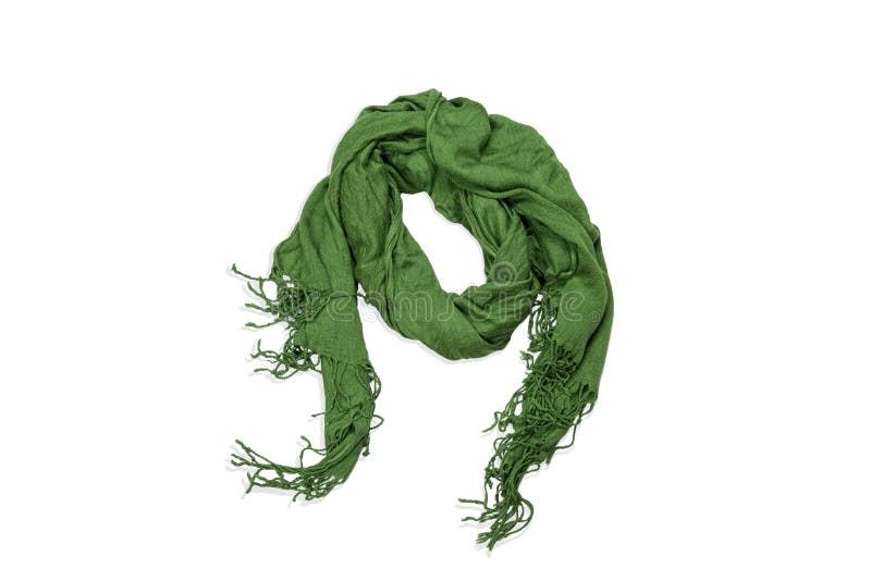 Scarf Isolated on a White Background Stock Photo - Image of background ...