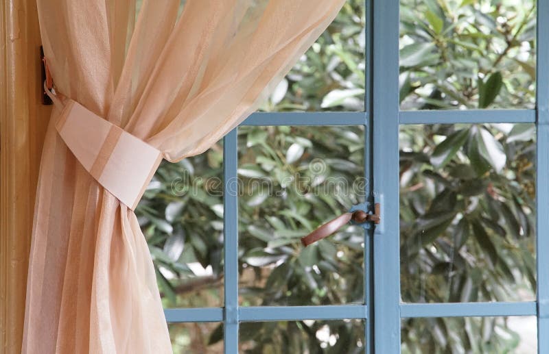 Scenery of the Window of the Room Stock Image - Image of indoor, autumn ...